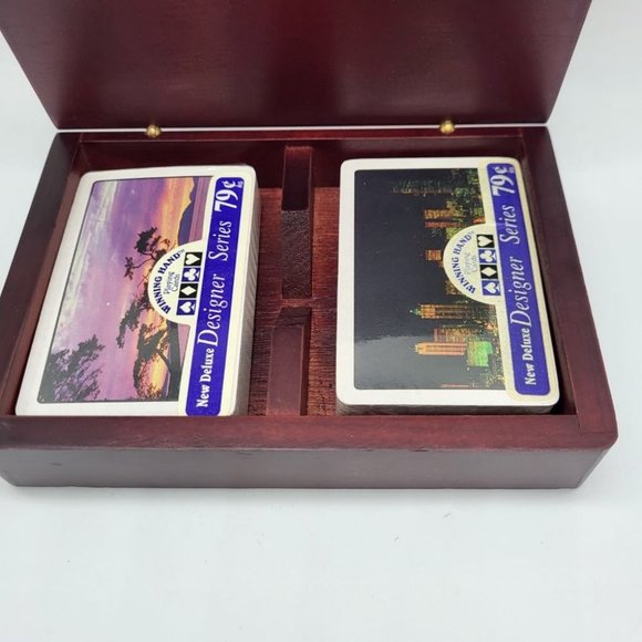 Unbranded | Games | Vintage Golf Playing Card Box And 2 Pack Winning ...